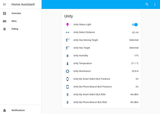 Unity Sensor All In One Human Presence Sensor For Home Automation Loopon
